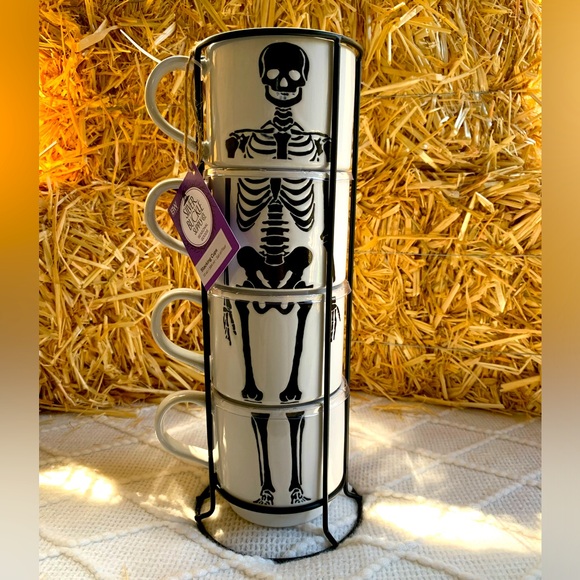 Boston Warehouse | Kitchen | Halloween 3oz Skeleton Stacking Coffee ...